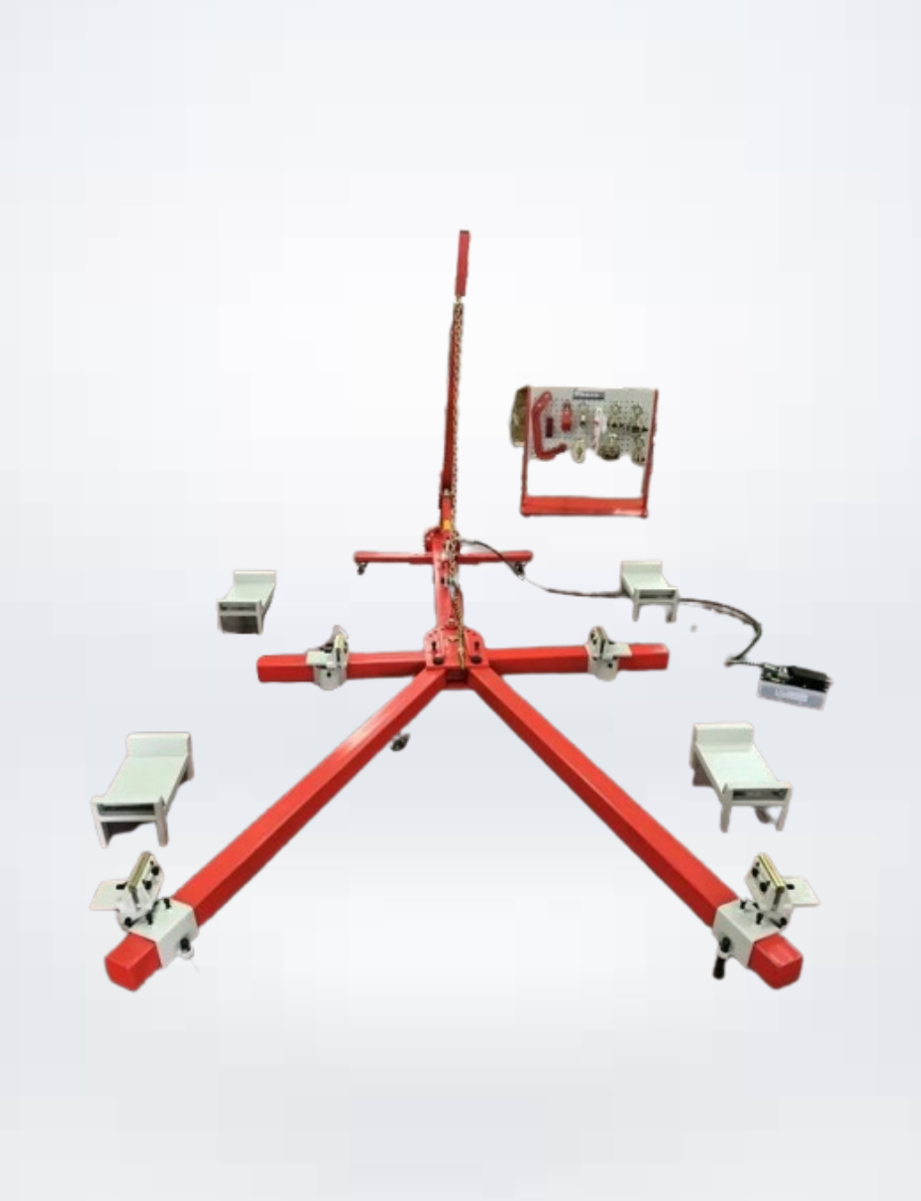 Auto Body Frame Puller Straightener 10 Ton Pump + Clamps – 5 Star Tools